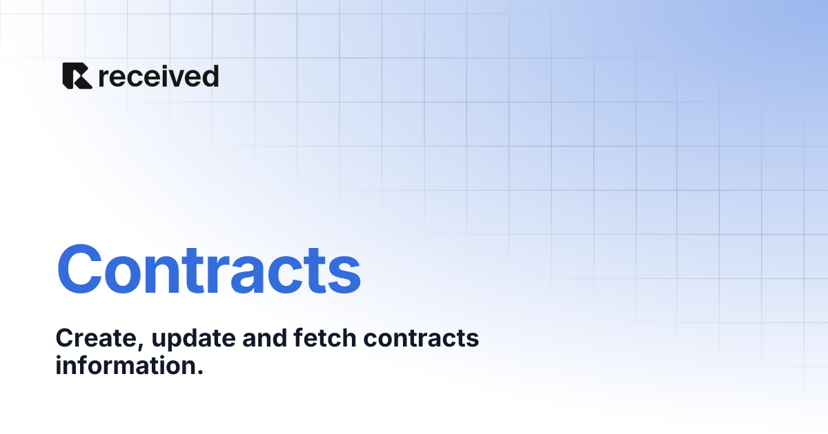 Contracts | Received Docs